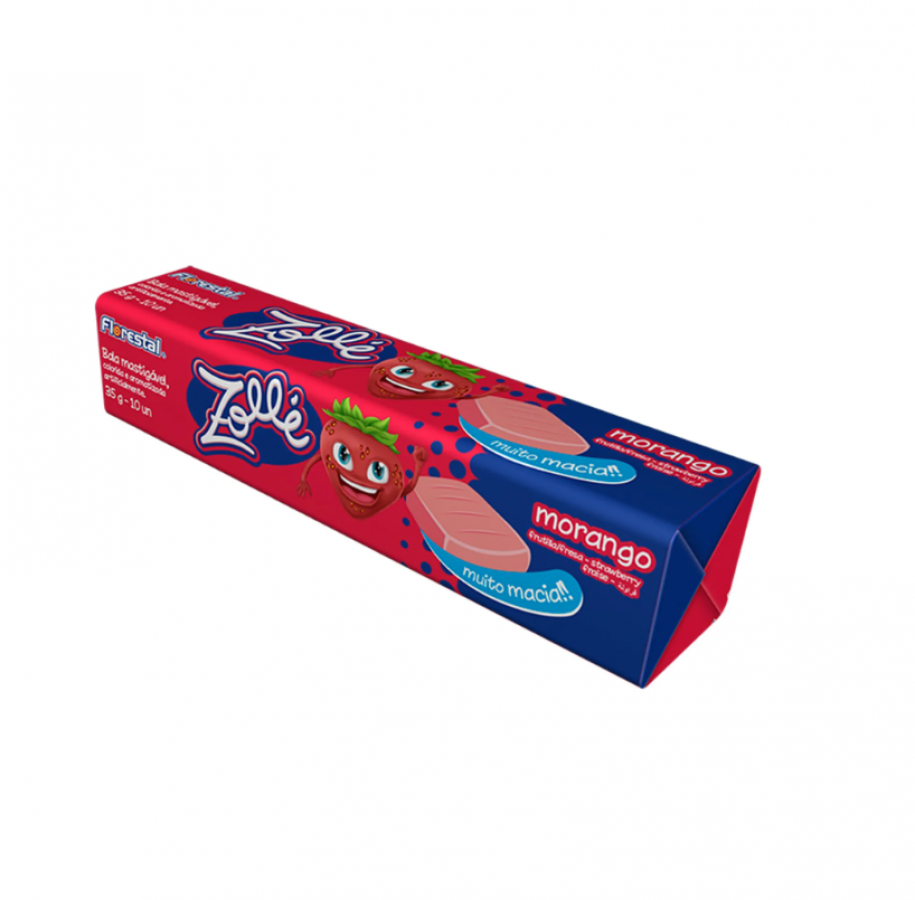 BALA DROPS ZOLLE MASTIGÁVEL SABOR MORANGO 35G 1UN (REF:82324 ...
