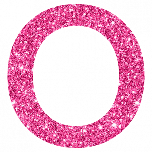 LETRA DE EVA C/GLITTER O 1UN 13,3CM ROSA CLARO 2MM - Letras | Lojas Linna